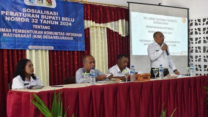 Kabid Domi Mali Sosialisasi Perbup Pembentukan KIM dan Perkenalkan ...