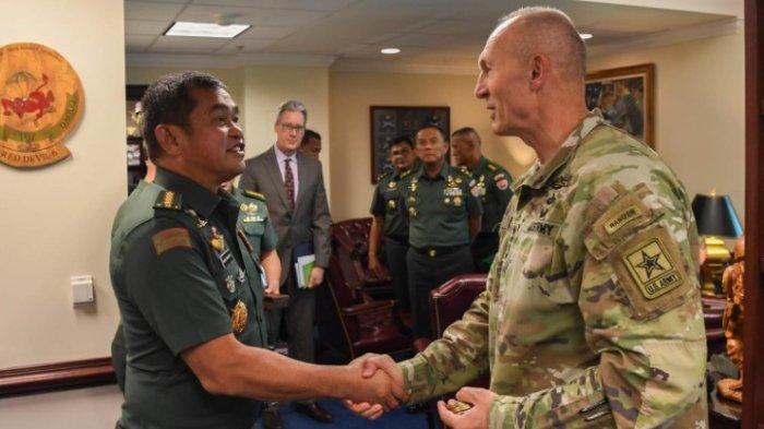 Kasad Maruli Simanjuntak Temui Kasad Amerika Serikat di Pentagon, Hal ...