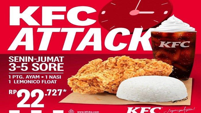 Promo KFC 9 Desember, KFC Attack Punya Menu Baru Crispy Chicken + Nasi ...