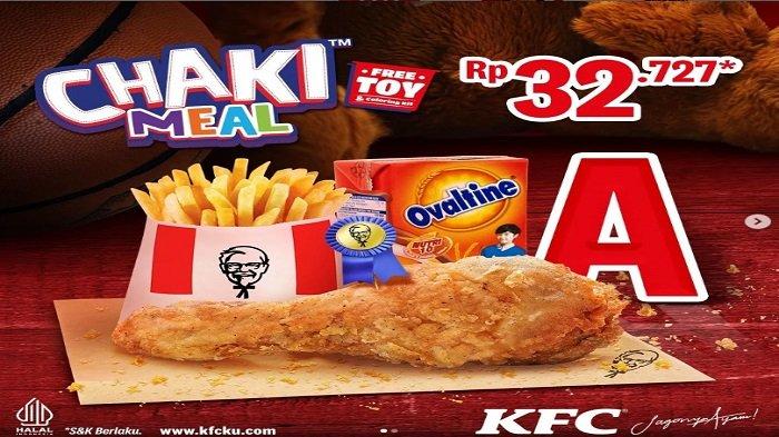 Promo KFC Hari Ini Jumat, Paket Chaki Meal Cocok Buat Bekal Si Kecil ...