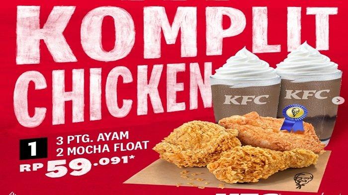 Promo KFC September 2022, Paket Murah Komplit Chicken dengan 3 Atau 5 ...