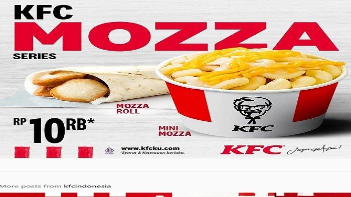 Promo KFC Hari Ini Rabu, Mozza Series Jadi Kejutan, Ada Mozza Roll ...
