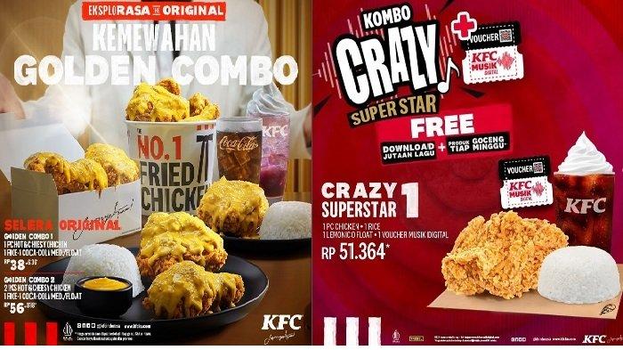 Promo KFC Jelang Akhir Tahun, Golden Combo Siapkan Hot & Cheesy Chicken ...