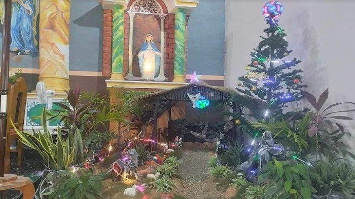 Kandang Natal ala KUB Santa Maria Immaculata Paroki Santo Kristoforus ...