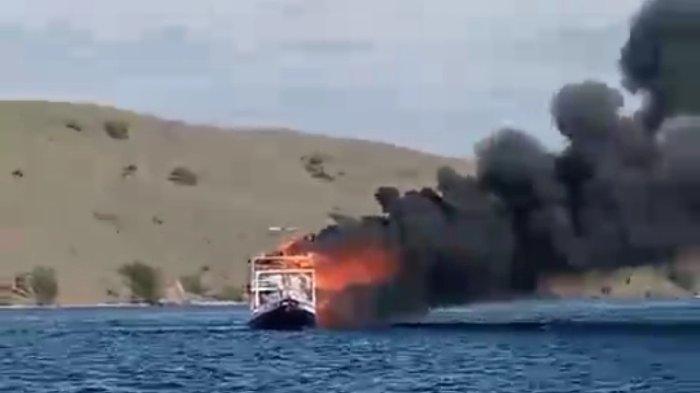 Kapal Wisata Crempie Terbakar di Labuan Bajo, Tak Kantongi Izin Berlayar - Pos-kupang.com