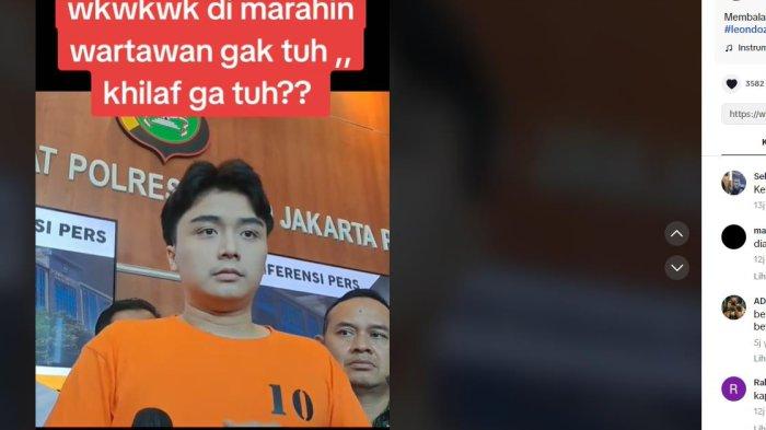 Berita Viral Leon Dozan Putra Willy Dozan Pakai Rompi Orange Minta Maaf ...