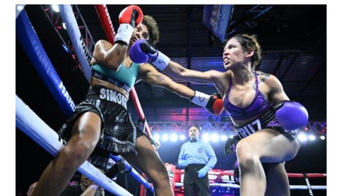 Hasil Tinju Dunia, Petinju Wanita LeAnna Cruz Kanvaskan Simone Da Silva ...