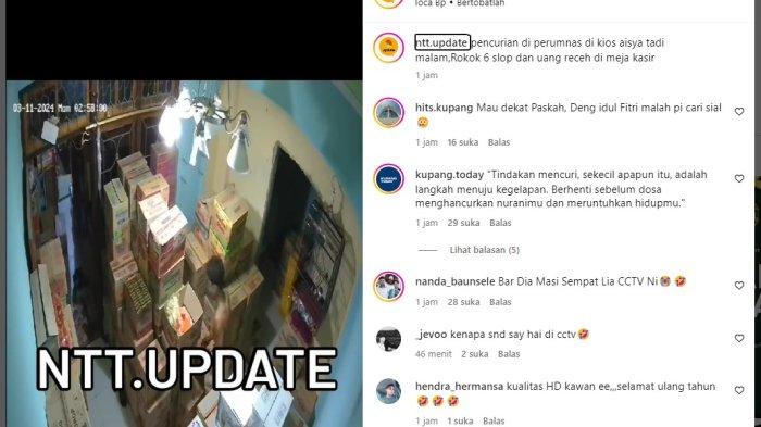 Viral Maling Rokok dan Uang Receh di Perumnas Kupang, Sempat Lirik CCTV Saat Beraksi - Pos ...