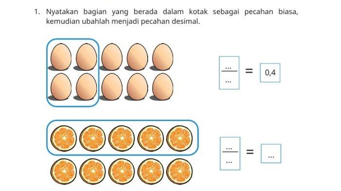 Kunci Jawaban Matematika Kelas 4 SD Halaman 74 75 Kurikulum Merdeka, Pecahan Desimal - Pos ...