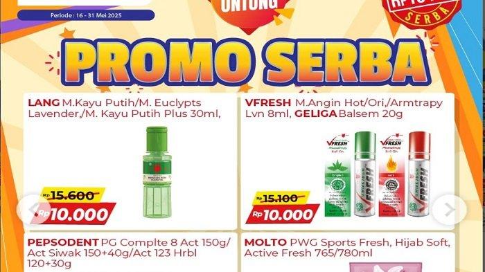 Tebus 2 Produk Harga Rp5Ribu-15 Ribu, Promo Alfamart Serba 19 Mei, Ada ...