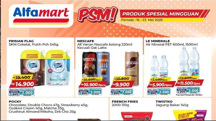 Promo PSM Alfamart 21 Mei 2025 Beli2 Murah :Le Mineralle, Nescafe ...