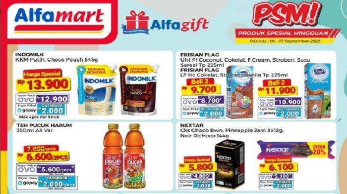 Promo Alfamart 7-10 September 2023, SKM Omela, Frisian Flag, Indomilk ...