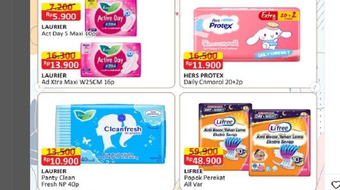 Promo Alfamart Hingga 15 November 2022, Harga Promo 4 Merek Pembalut ...