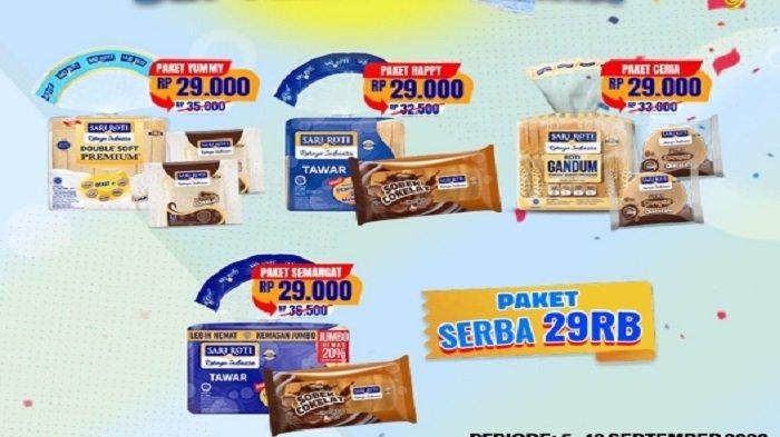 Paket Sari Roti Serba Rp29 Ribu, Promo Alfamart 12-18 September 2022 ...