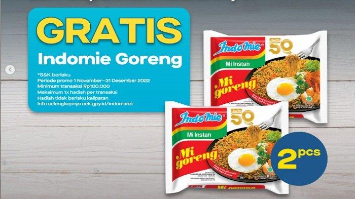 Promo Indomaret Hingga 31 Desember, Gratis 2pcs Indomie, Masker Beli 1 ...