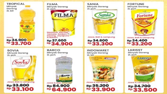 Promo Indomaret Hari Ini Kamis, Aneka Minyak Goreng Turun Harga Tropical, Sania, Fortune, Sovia ...