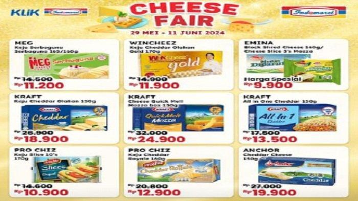 Berakhir Besok! Promo Indomaret Cheese Fair, Meg Keju Rp 11.200, Emia ...