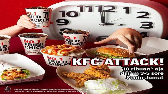 Promo KFC Minggu Ini, KFC Attack Bebas Pilih Menu Half Winger, Oriental ...
