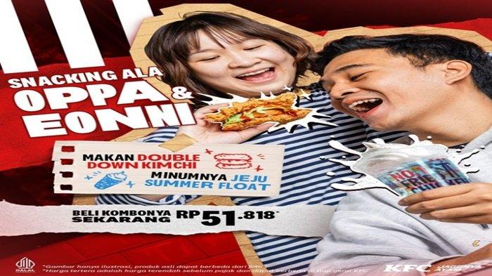 Promo KFC Hari Ini, Menu Ala Korea Double Down Kimchi dengan Segarnya ...
