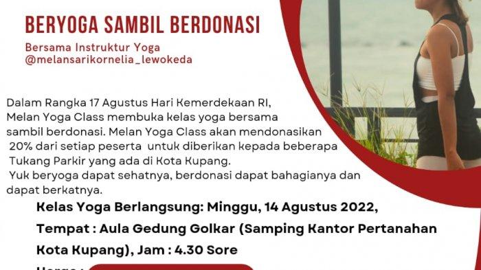 Jelang HUT RI, Melan Yoga Class Gelar Acara Beryoga Sambil Berdonasi, Ini Manfaat Yoga - Pos ...