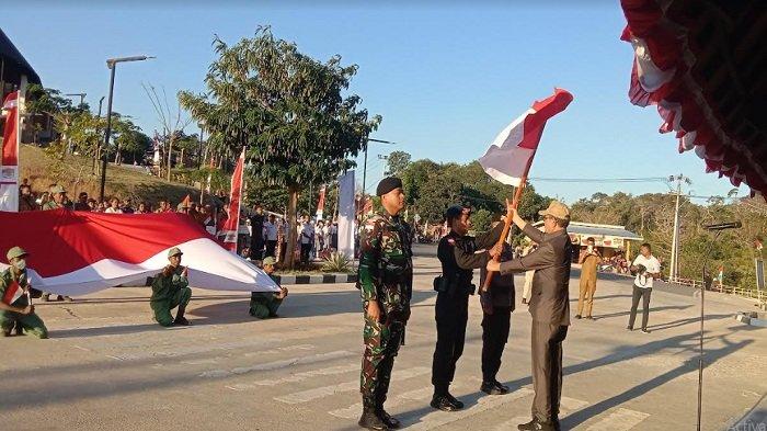 BNPP Gelar Kirab dan Pengibaran Bendera Raksasa di Puncak Tertinggi ...
