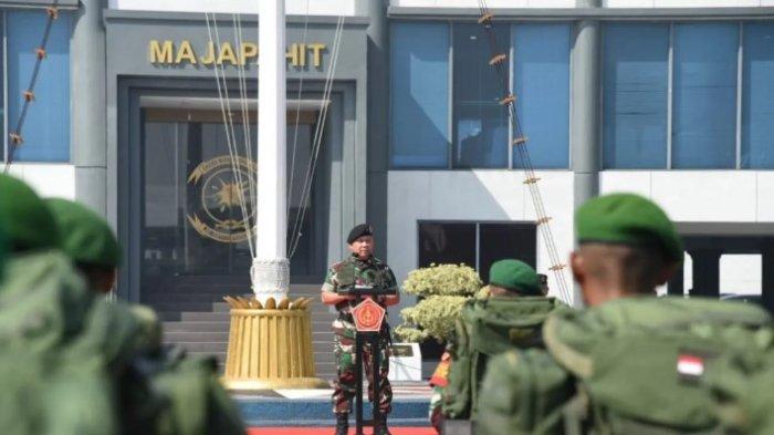 Prajurit TNI Yonzipur 5/ABW Diberangkatkan ke Kalbar, Jaga Perbatasan ...