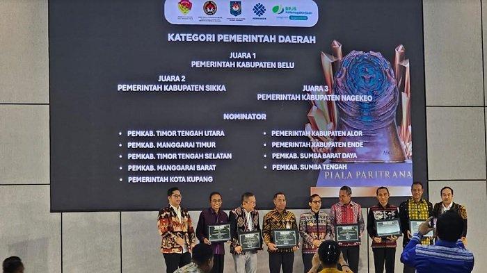 Pemda Belu Raih Juara I Paritrana Award NTT, Lindungi 69.684 Tenaga Kerja - Pos-kupang.com