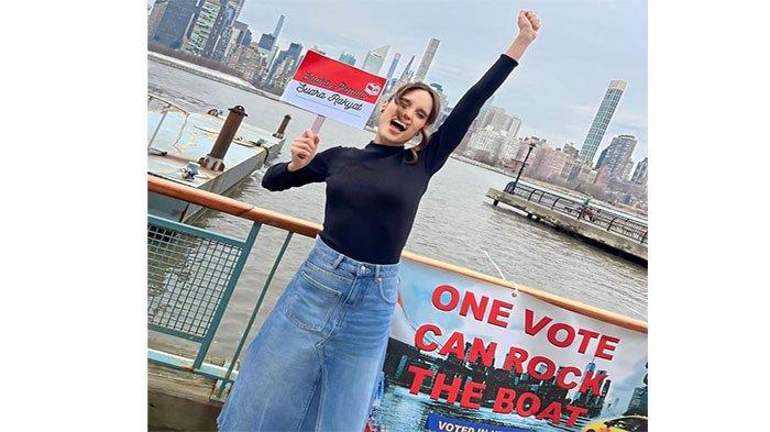 Cinta Laura Gunakan Hak Pilih Pemilu 2024 di New York, Sang Artis ...