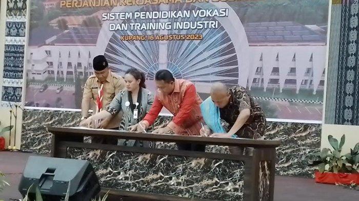 Pemprov NTT, Bank NTT dan Global Katalyst e.V Lakukan PKS Dukung Siswa Pendidikan Vokasi ke ...