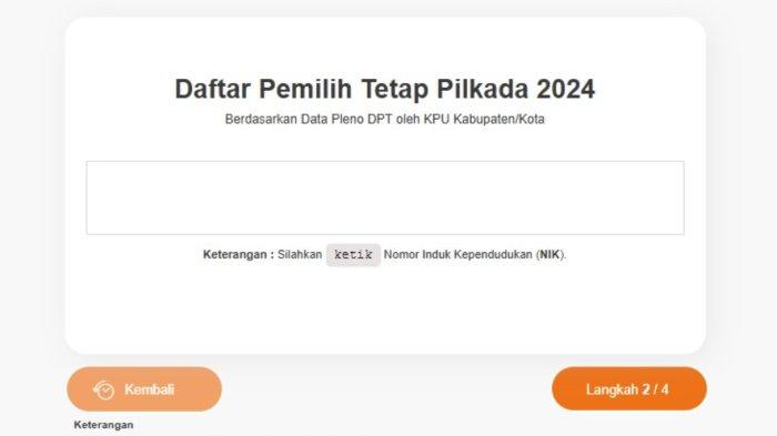 Cara Cek Lokasi TPS Pilkada 2024 Secara Online Lewat cekdptonline.kpu ...