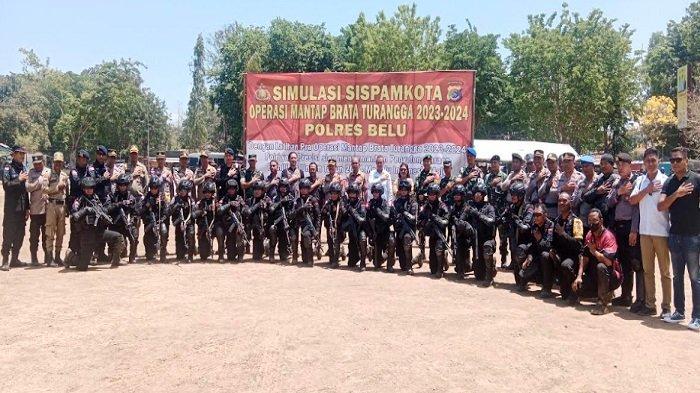Polres Belu Gelar Sispamkota, Kapolres AKBP Simanjuntak Sebut Persiapan Pengamanan Pemilu 2024 ...