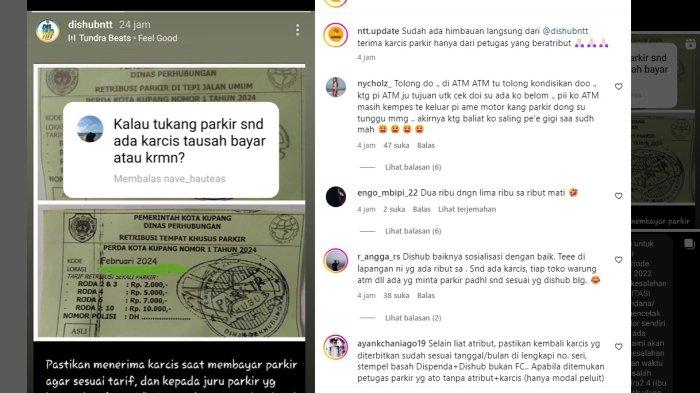 Pertanyaan Warganet Soal Bayar ke Petugas Parkir Tanpa Karcis di Kupang Viral - Pos-kupang.com