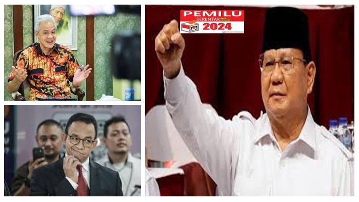 Prabowo, Ganjar dan Anies Baswedan Dominasi Hasil Survei: Yohan Wahyu: Ini Top Three Indonesia ...