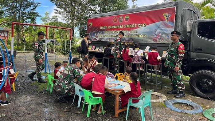 Satgas Pamtas Yonkav 6/Naga Karimata Inisiasi Program Smart Car di Perbatasan RI-RDTL - Pos ...