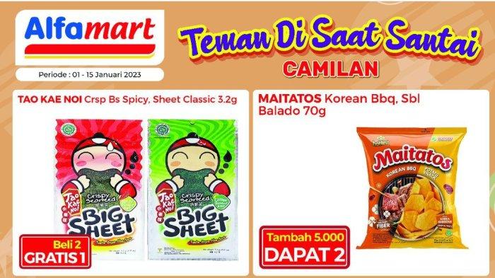 Promo Alfamart 11-15 Januari 2023, Kacang 2 Kelinci 7.000, Maitatos dan ...