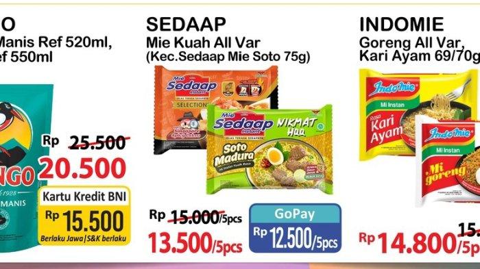 Promo Alfamart 14-15 Januari 2023: Daia 1,7Kg 29.900, Sunlight 1 Liter 16.900, Mi Instan 5Pcs 12 ...