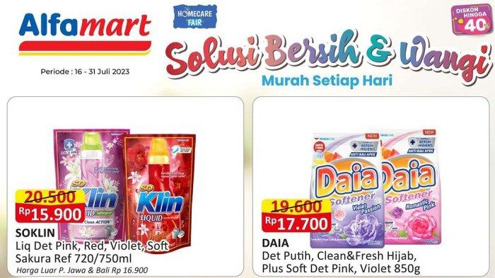 Promo Alfamart 20-31 Juli 2023, Deterjen, Sunlight Diskon 40 Persen ...