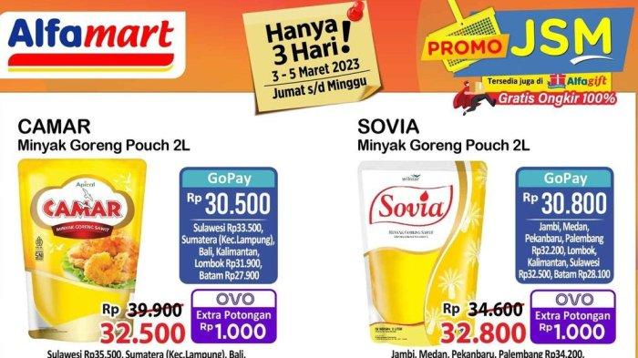 Promo Alfamart 3-5 Maret 2023 Banjir Diskon: Minyak Goreng 2L 30 Ribuan, Tepung Terigu 1Kg 15 ...