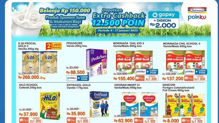 Promo Indomaret 11-17 Januari, Susu Diskon Rp8.000, Teh Celup Beli 2 ...
