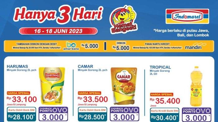 Promo Indomaret 16-18 Juni 2023, Telur Rp25.900, Indomie Rp13.500 ...