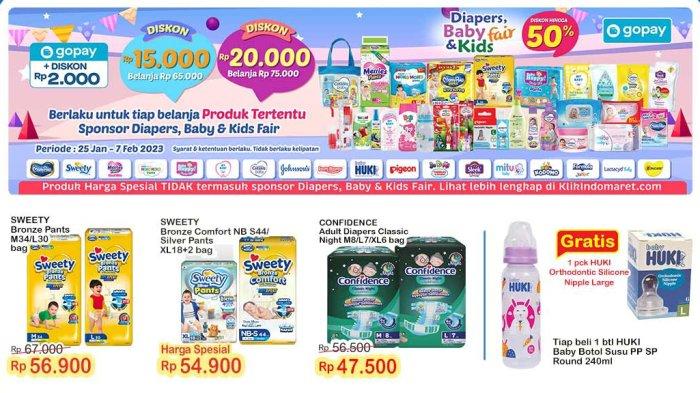 Promo Indomaret 6-7 Februari 2023, Diapers, Baby Fair Diskon 50 Persen ...