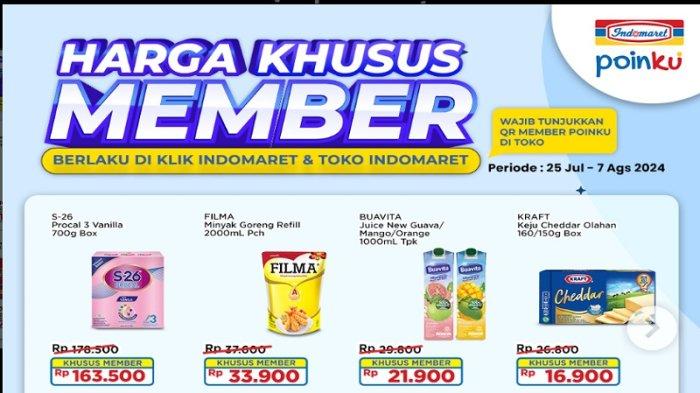 Harga Khusus Member Promo Indomaret 6-7 Agustus 2024 Ada Roti Arnon ...
