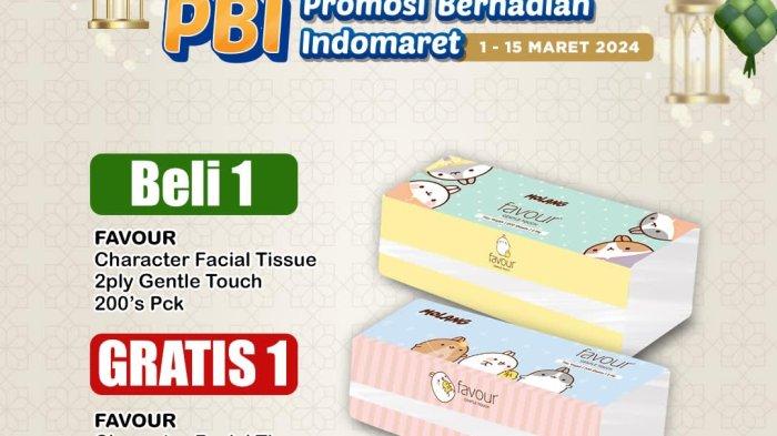 Promo Indomaret Besok 13 Maret 2024, Mamy Poko Rp13.900, Tisu Beli 1 ...