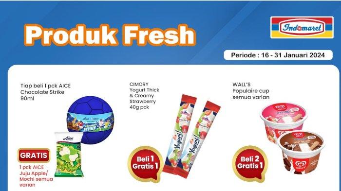 Promo Indomaret Besok 24 Januari 2024 Yogurt Beli 1 Gratis 1, Mi Instan ...