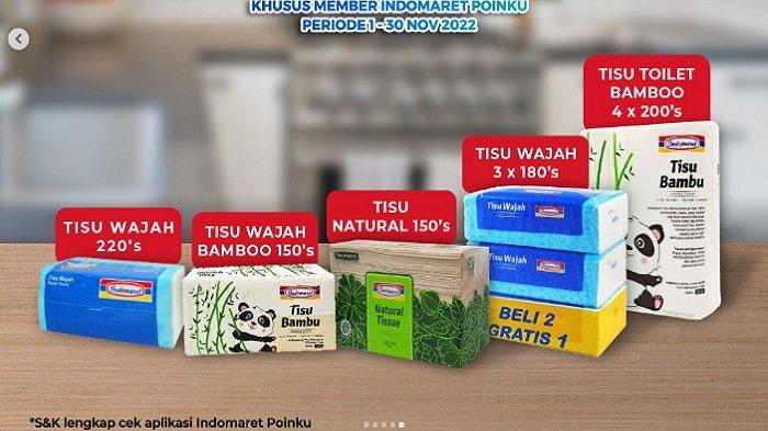Promo Indomaret 20 November, Diskon Rp 5.000 : Gula Pasir Putih, Tisu ...