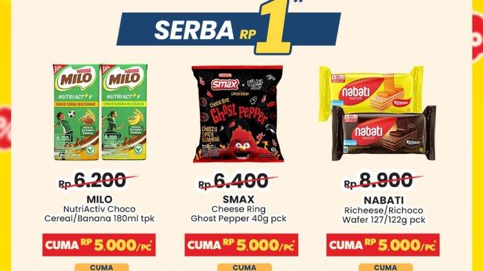 Promo Indomaret Hari Ini 12 Agustus 2024, Milo, Nabati Serba Rp1, Sariwangi, Rexona, Royco Rp10 ...