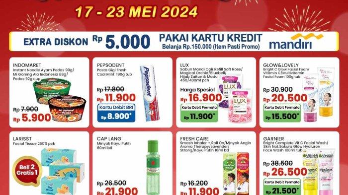 Promo Indomaret Hari Ini 23 Mei 2024, Ekstra Diskon Rp5.000, Garnier ...
