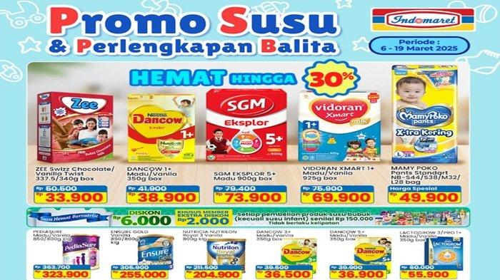 Promo Indomaret Terbaru Hari Ini Senin 10 Maret 2025, Susu Murah Zee Rp ...