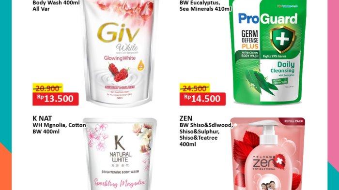 Promo JSM Alfamart 11-13 Oktober 2024, Bodywash Murah, Giv Rp13.500 ...