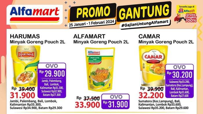 Promo JSM Alfamart 26-28 Januari 2024, Minyak Goreng Rp31.900, Nutella ...